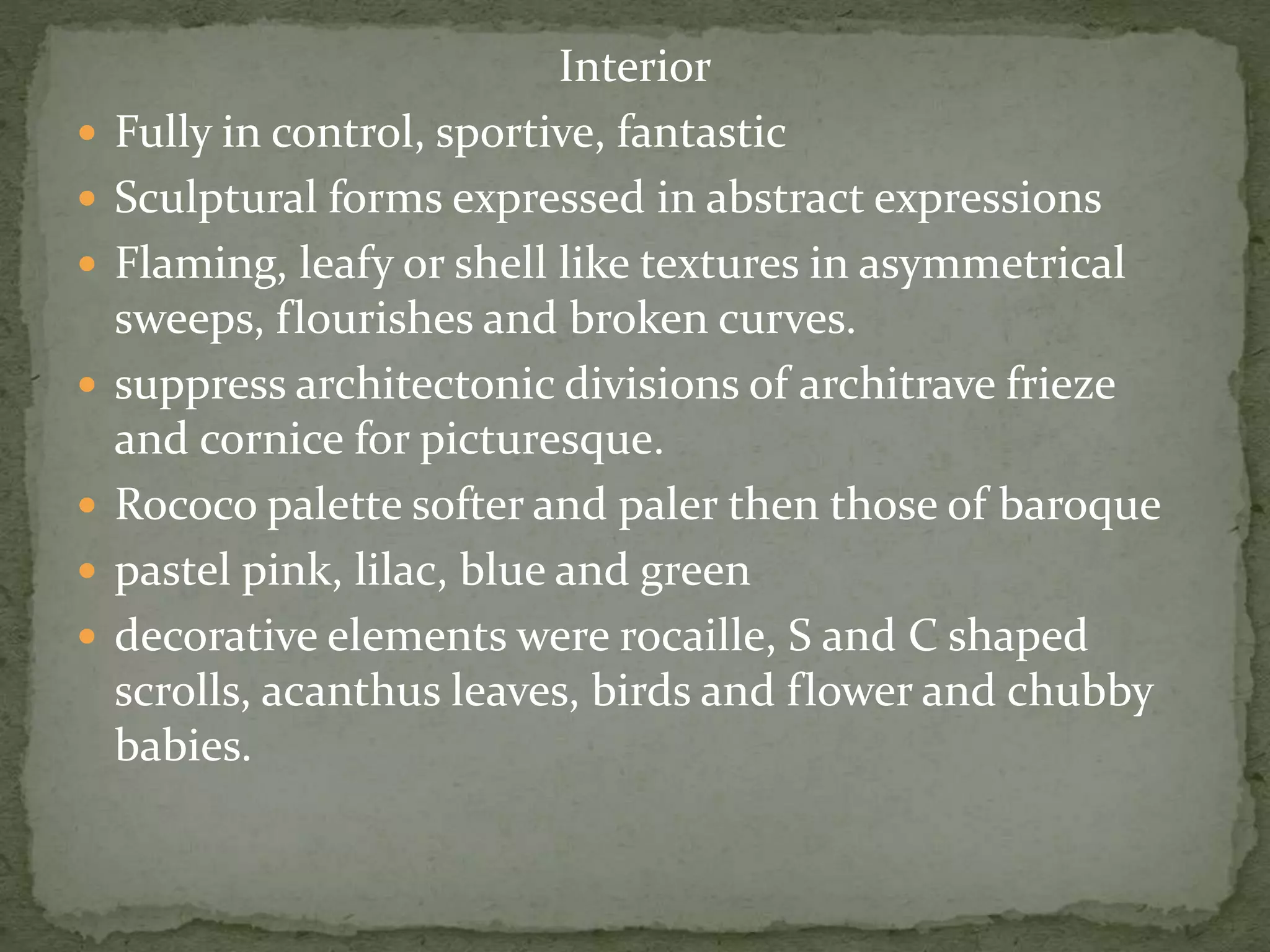 Rococo art and architecture | PPTX | Design | Fine Art