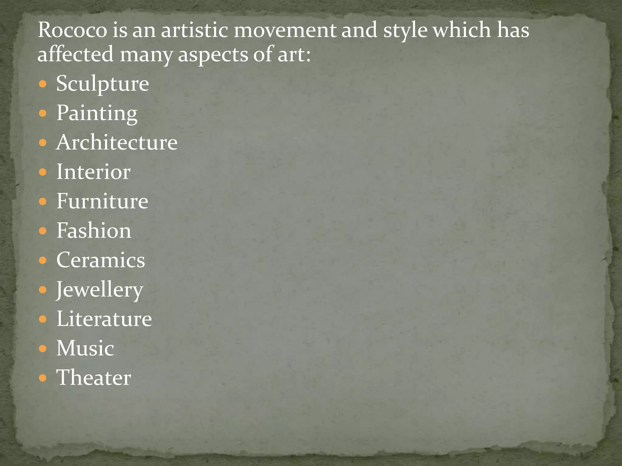 Rococo art and architecture | PPTX