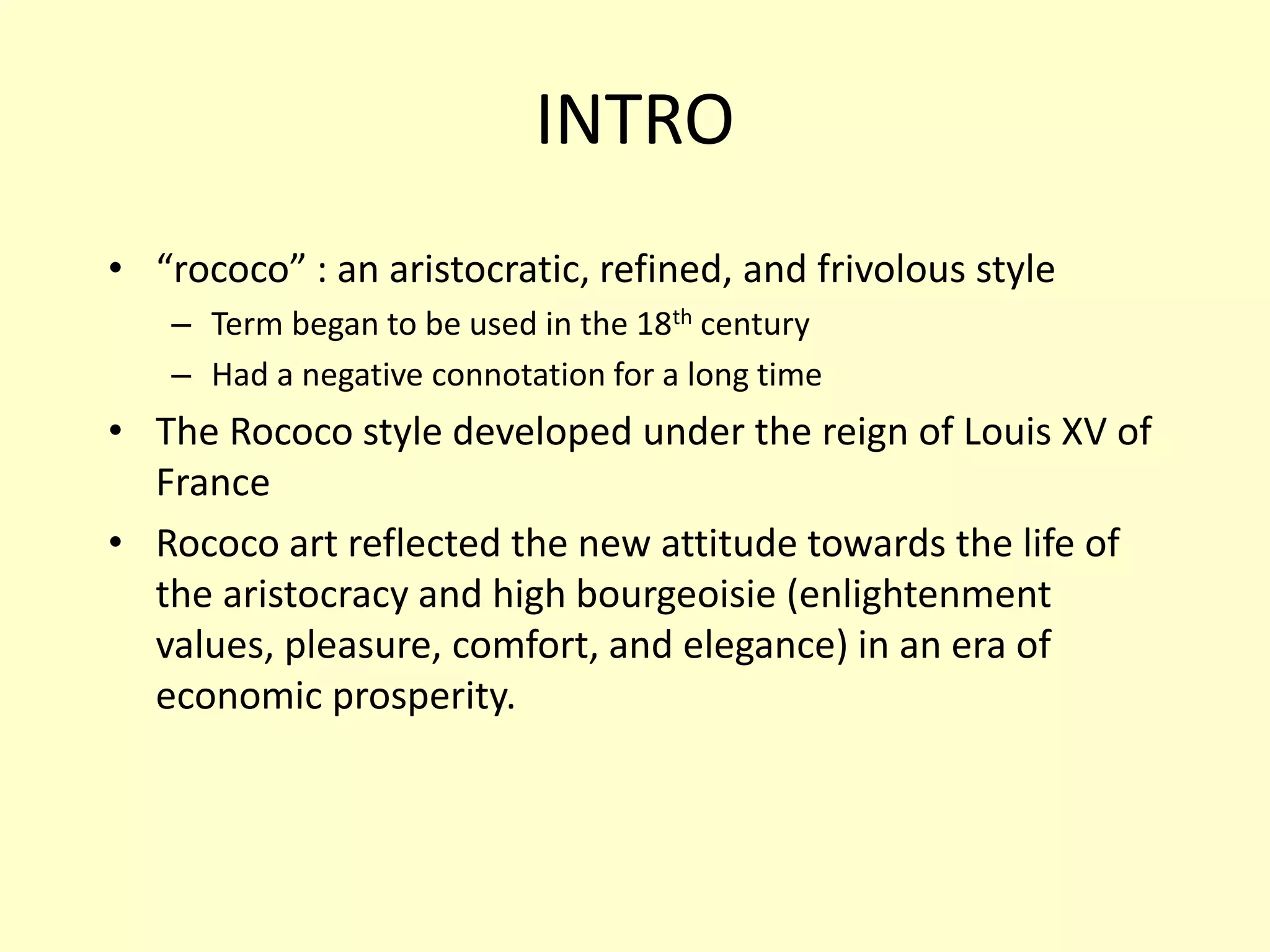 Rococo art | PDF