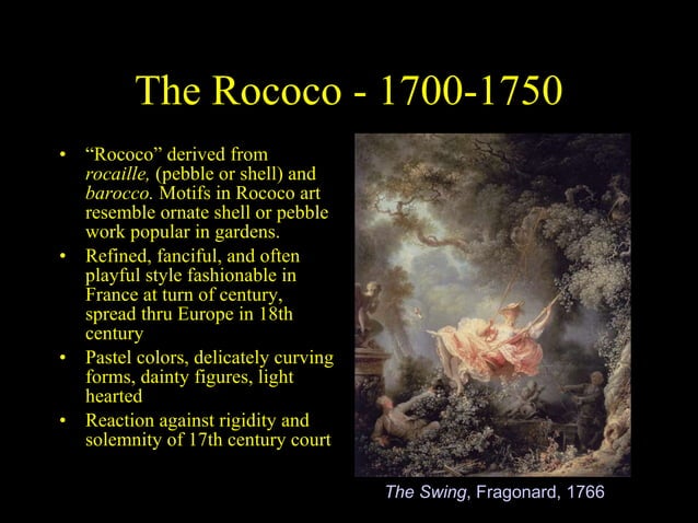 Rococo & Neoclassicism In Early 18th Century | PPT | Painting | Arts ...