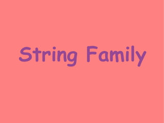 String family by RocíoC&Irene | ODP | Music | Entertainment