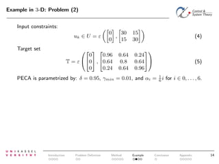 Probabilistic Control of Uncertain Linear Systems Using Stochastic Reachability | PPT
