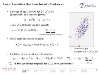 Probabilistic Control of Uncertain Linear Systems Using Stochastic Reachability | PDF