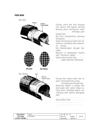 Roda & ban siswa | DOC