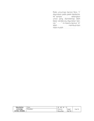 Roda & ban siswa | DOC