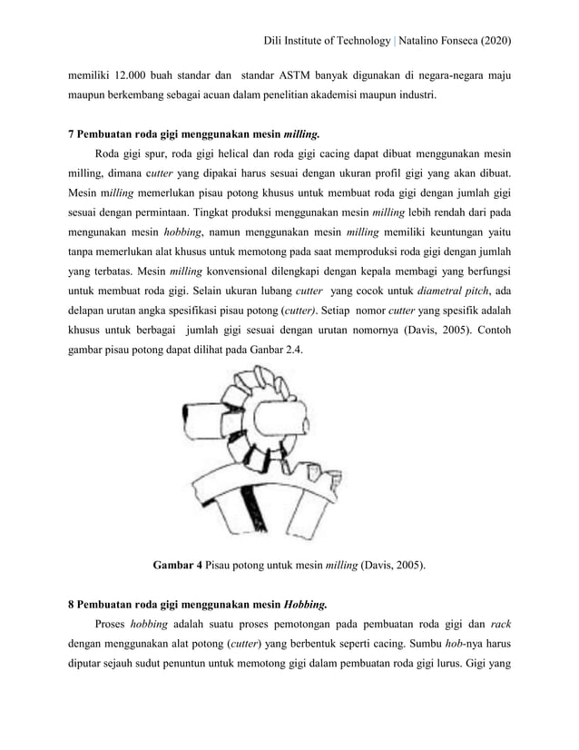 Roda gigi dan Proses Perancangan | PDF