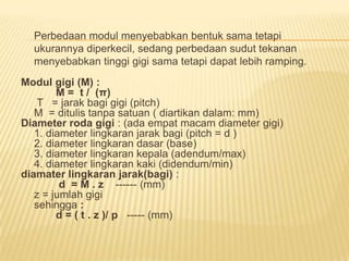 Roda gigi umum | PPTX