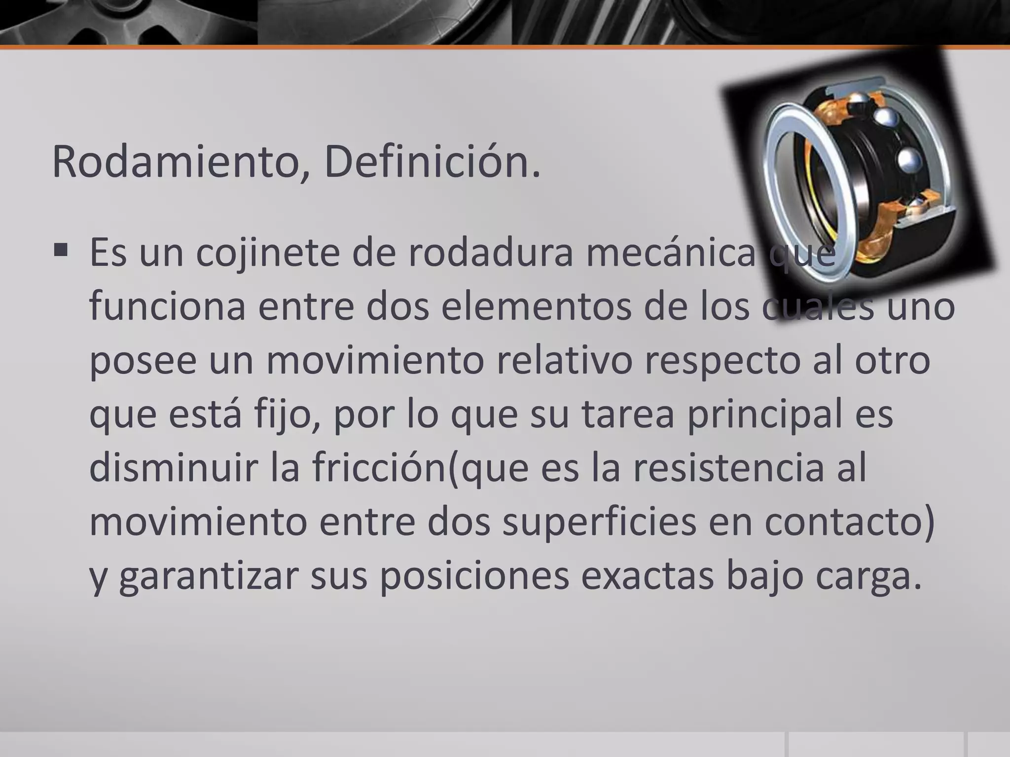 Rodamientos, tipos de rodamientos, clasificacion de rodamientos | PPTX ...