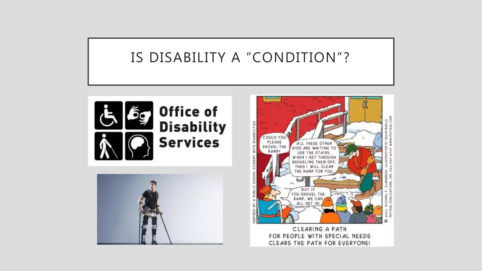 an introduction to disability theory | PPT