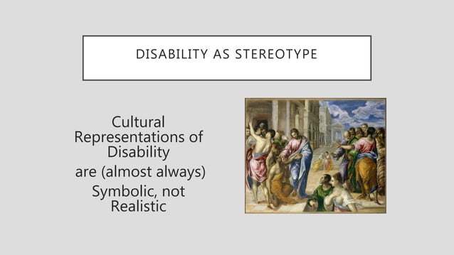an introduction to disability theory | PPT
