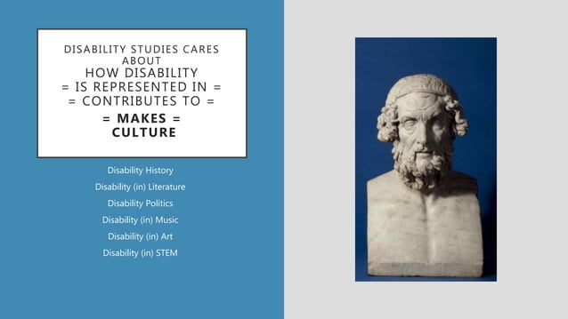 an introduction to disability theory | PPT