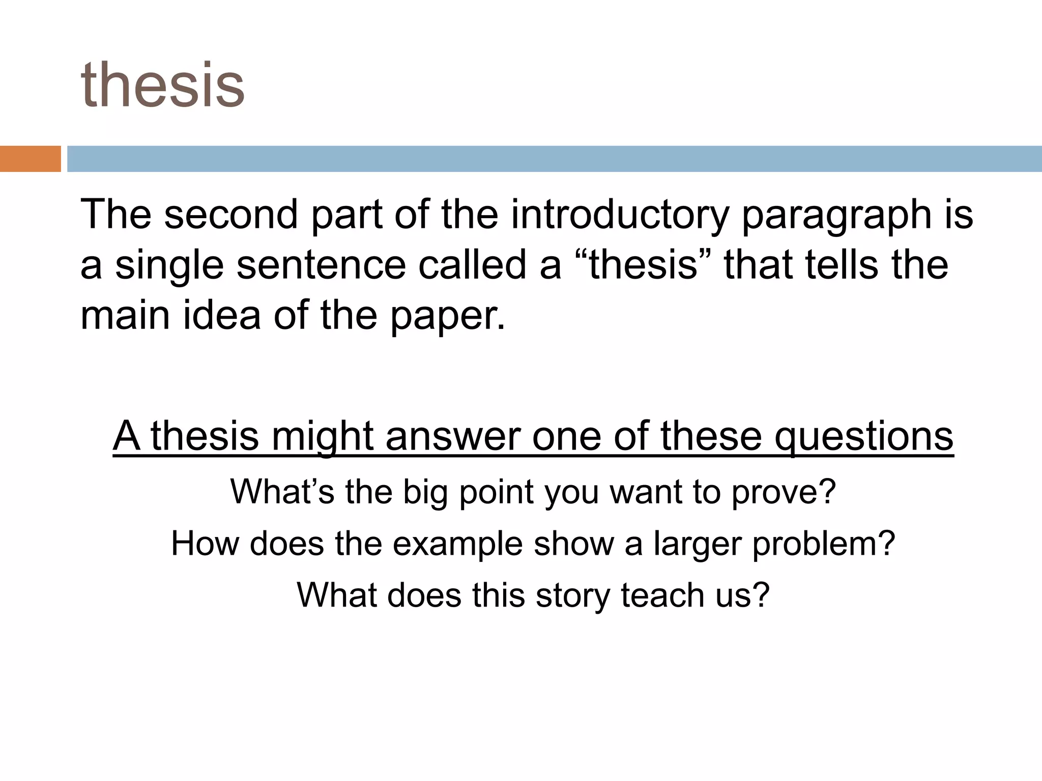 How to write an introduction | PPSX