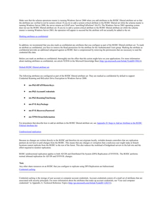 Rodc features | DOCX