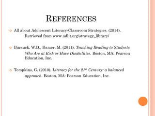 Reading Strategy FLIP chart | PPTX