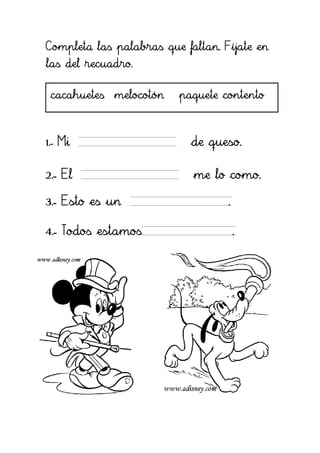 trabajar con las letras c qu | PDF