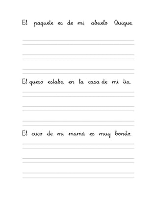 trabajar con las letras c qu | PDF