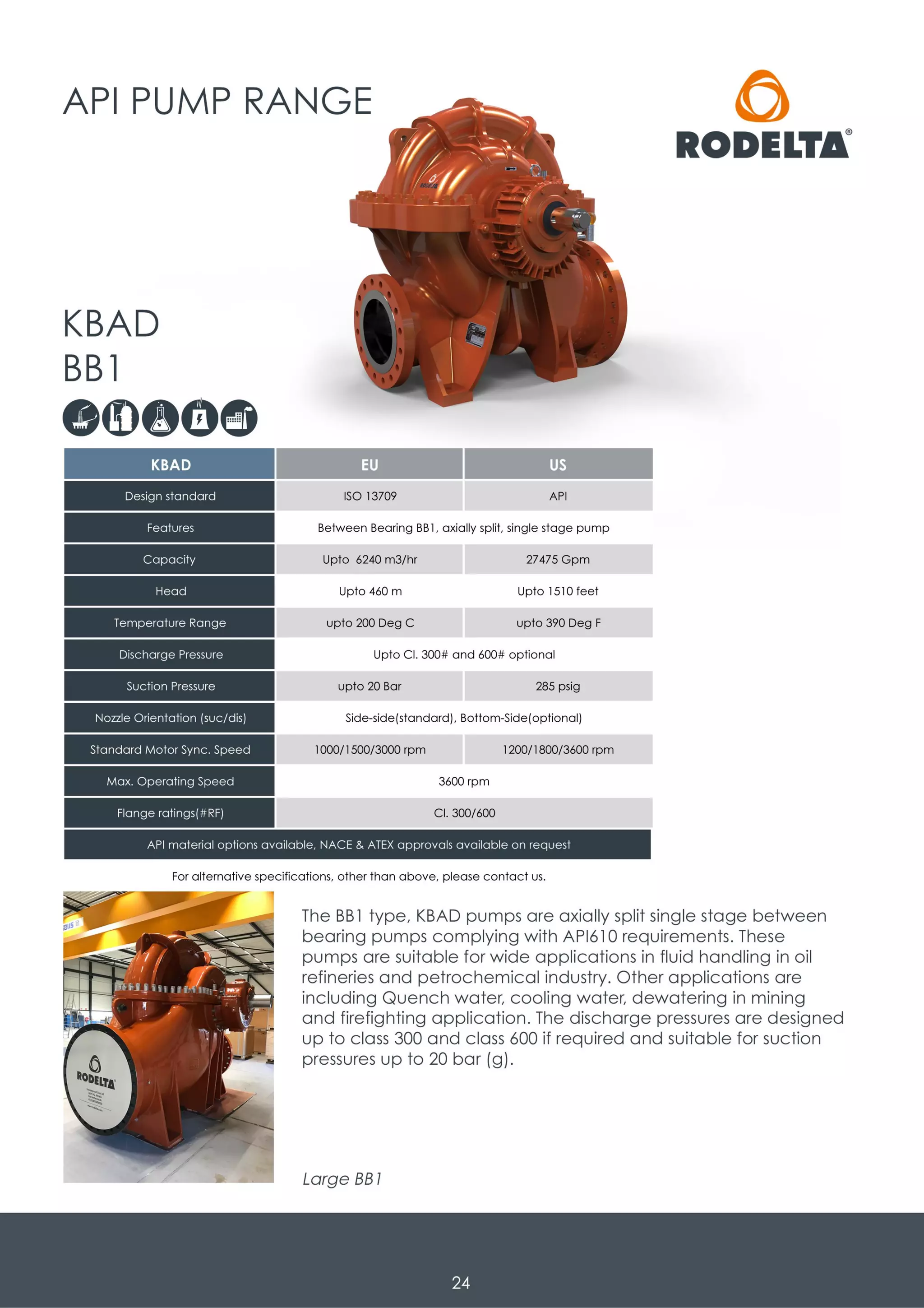 Rodelta - Pump solutions for the oil and gas industry API 610 | PDF