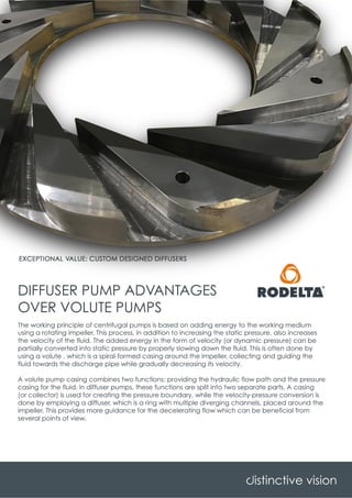 Rodelta - Pump solutions for the oil and gas industry API 610 | PDF