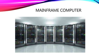 THE FOUR BASIC TYPES OF A COMPUTERS | PPTX