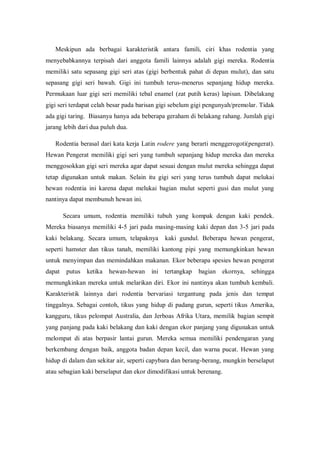 Rodentia&lagomorpha | PDF