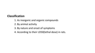rodenticide definition and classification | PPTX