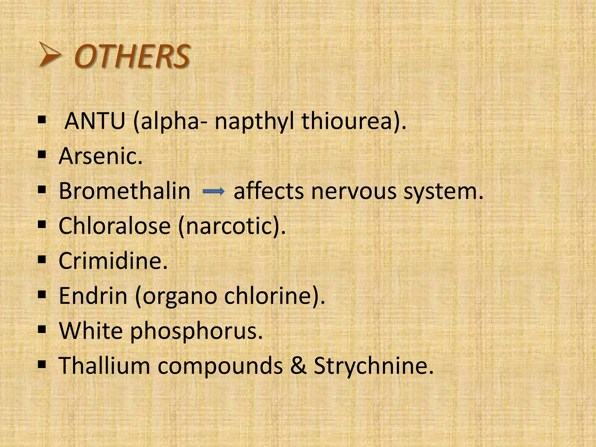 Rodenticide poisoning | PPTX