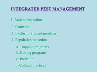 Rodent management | PPTX