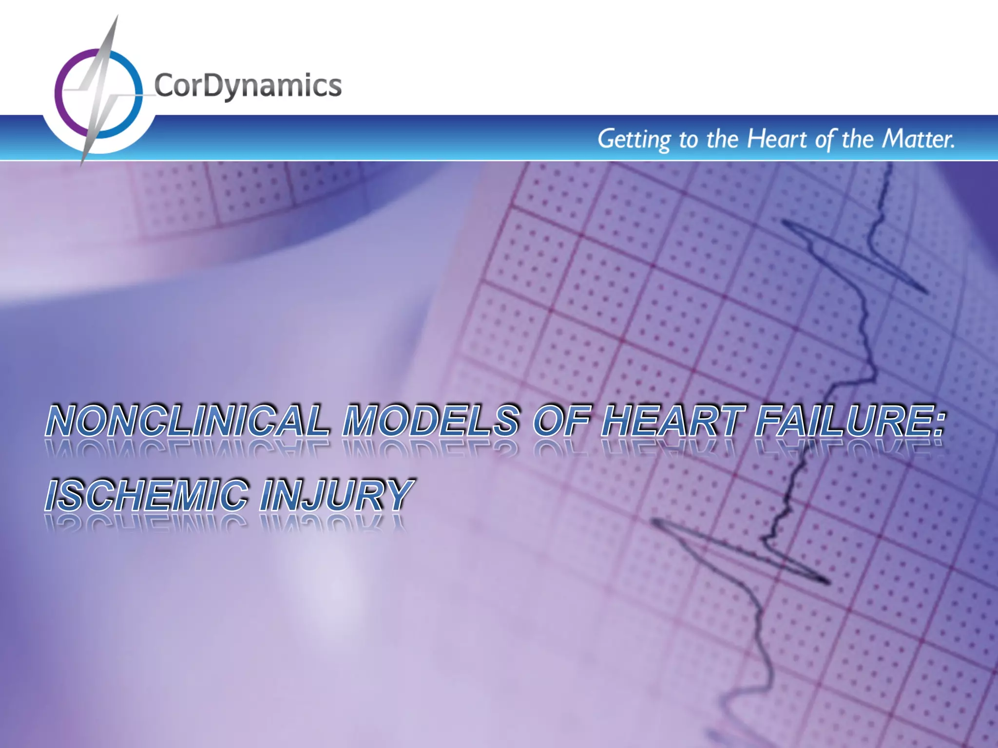 Rodent Models of Heart Failure and Cardiac Ischemic Injury | PDF