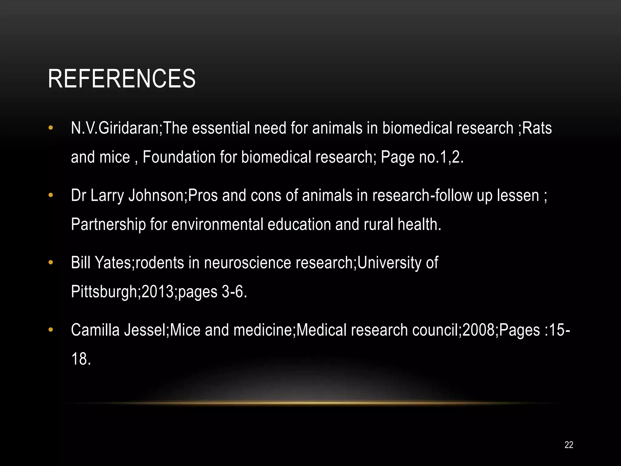Rodents used in Drug Research | PPTX