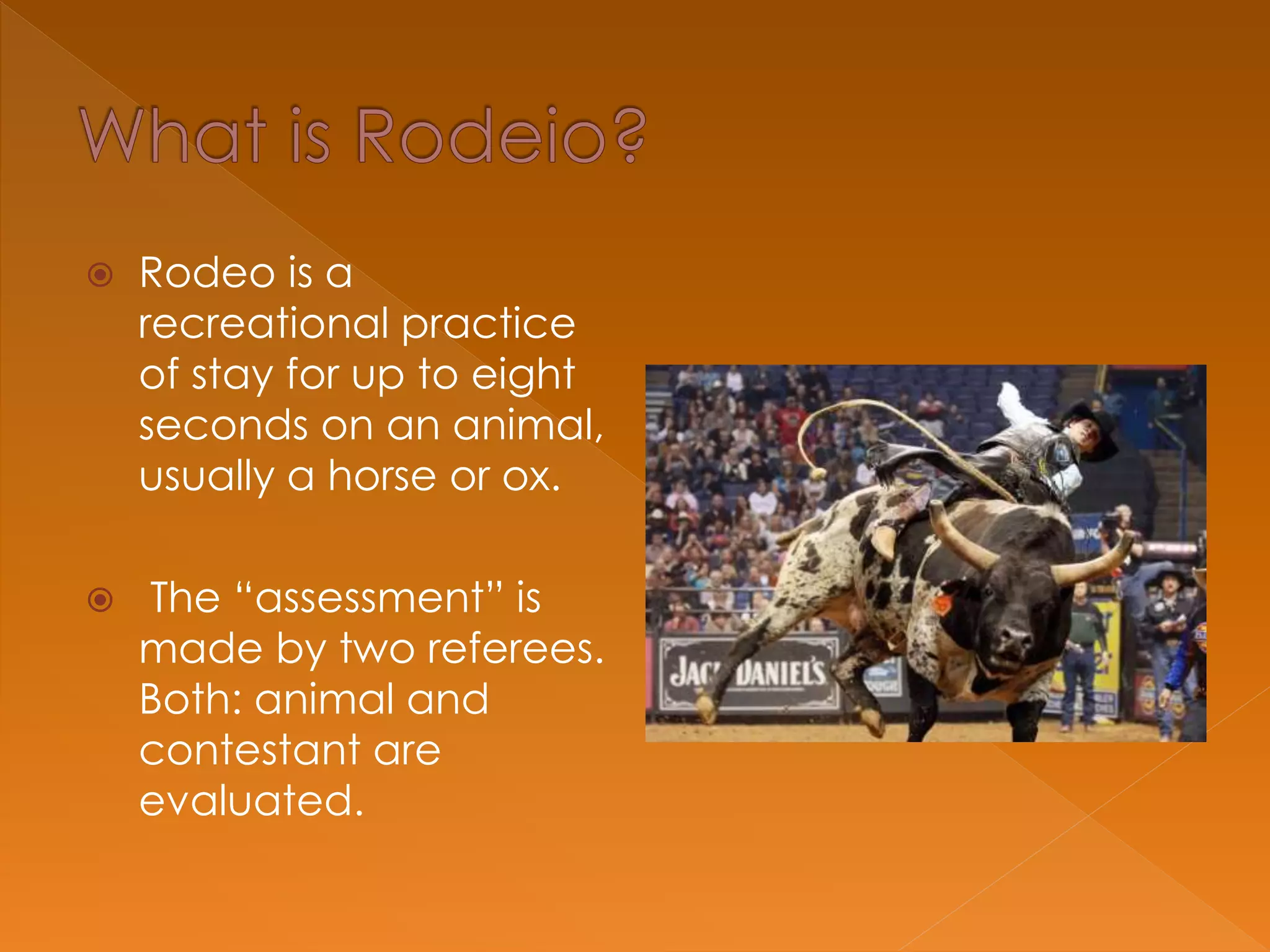English Improving, Presentation about Rodeo | PPT