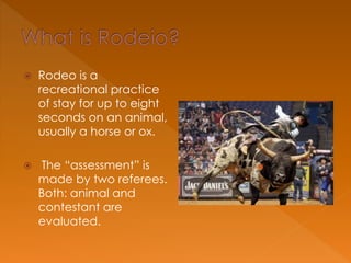 English Improving, Presentation about Rodeo | PPT