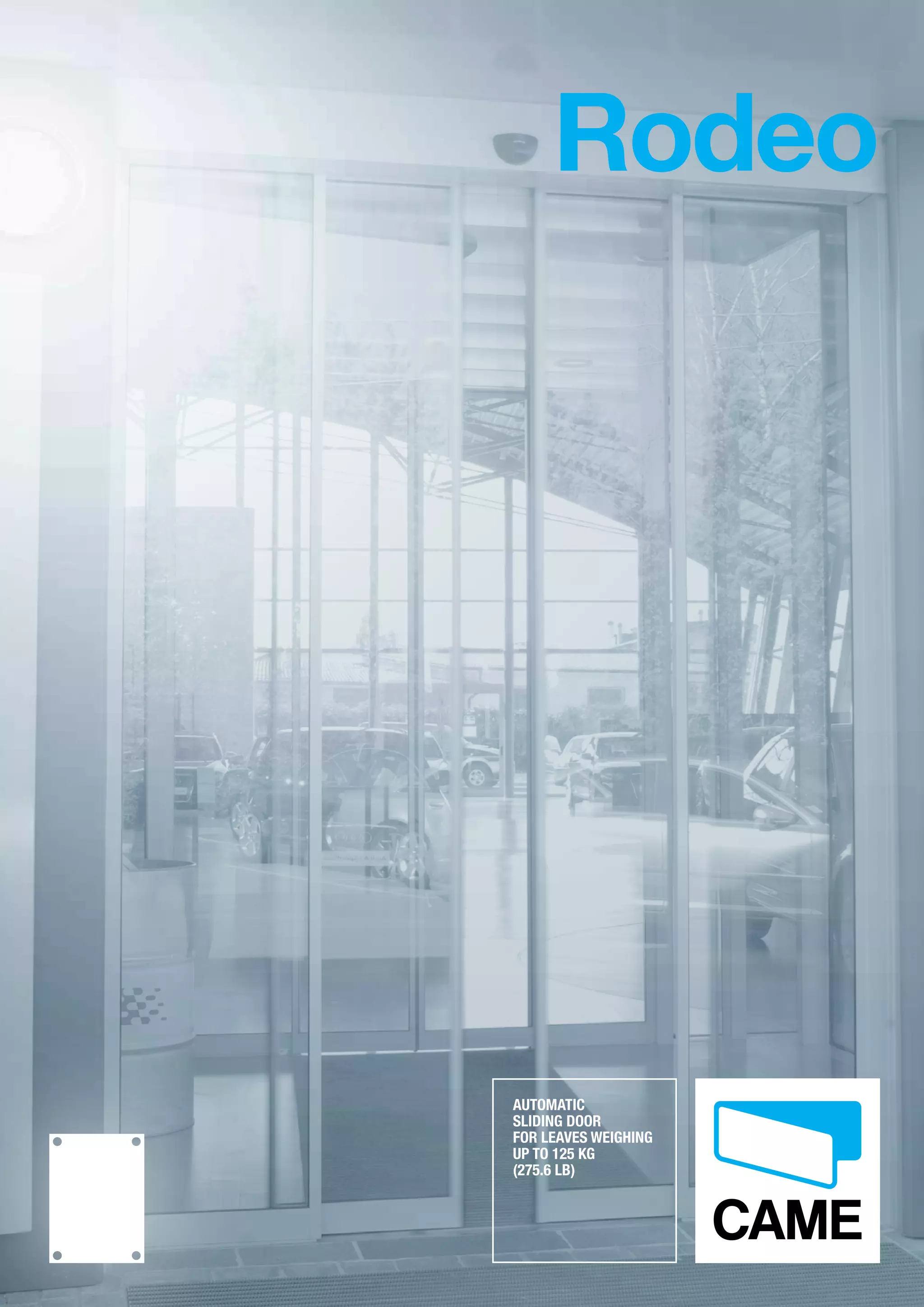 Rodeo - AUTOMATIC SLIDING DOOR FOR LEAVES WEIGHING UP TO 125 KG (275.6 ...