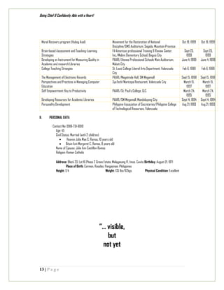 Roderick baturi ramos cv as of february 2019 | PDF