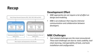Model-Based Software Engineering: A Multiple-Case Study on Challenges and Development Efforts | PPT