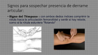 Rodilla Examen Fisico Materia Reumatologia Pptx Pptx