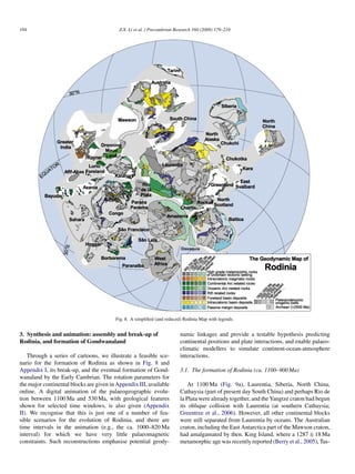 Rodinia map-li-2 | PDF