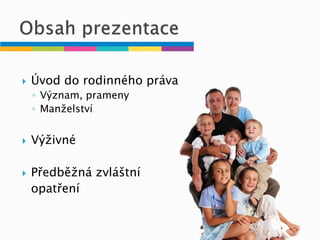 Rodinné právo | PPTX