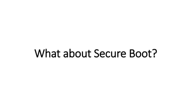 Bootkits: Past, Present & Future - Virus Bulletin | PPT
