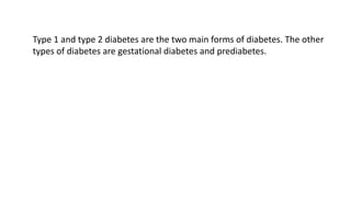 Causes, Symptoms, and Early Diagnosis of Diabetes | PPTX