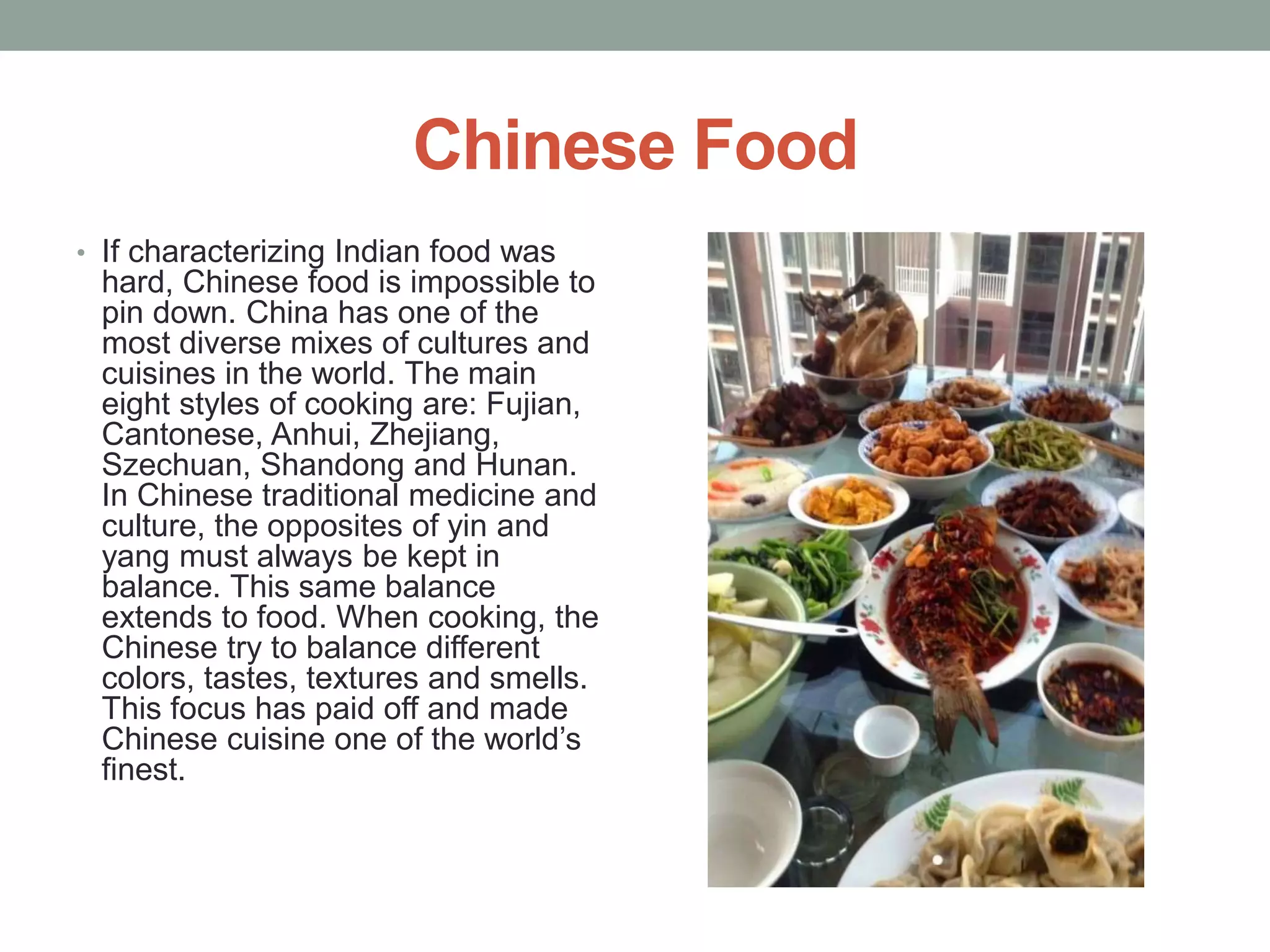TYPES OF CUISINE | PPTX