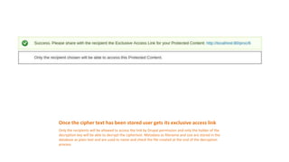 PROTECTED CONTENT: END-TO-END PGP ENCRYPTION FOR DRUPAL | PPTX