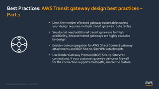 AWS Transit Gateway-Benefits and Best Practices | PPTX