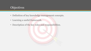 A brief introduction to Knowledge Management | PPTX