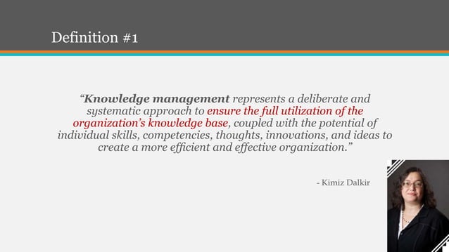 A brief introduction to Knowledge Management | PPTX
