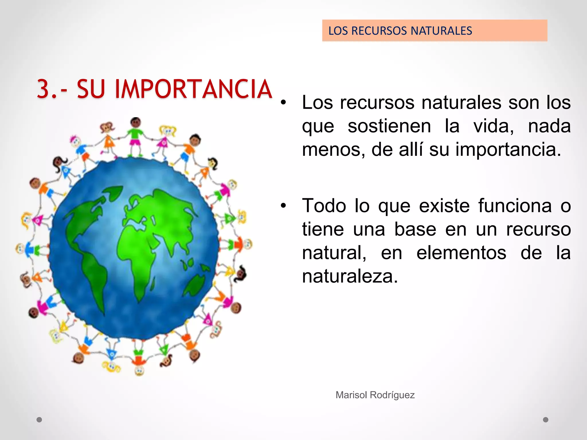 RECURSOS NATURALES | PPTX