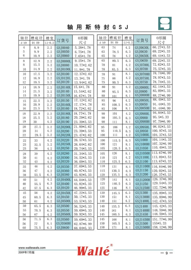 Rod step seal gsj | PDF