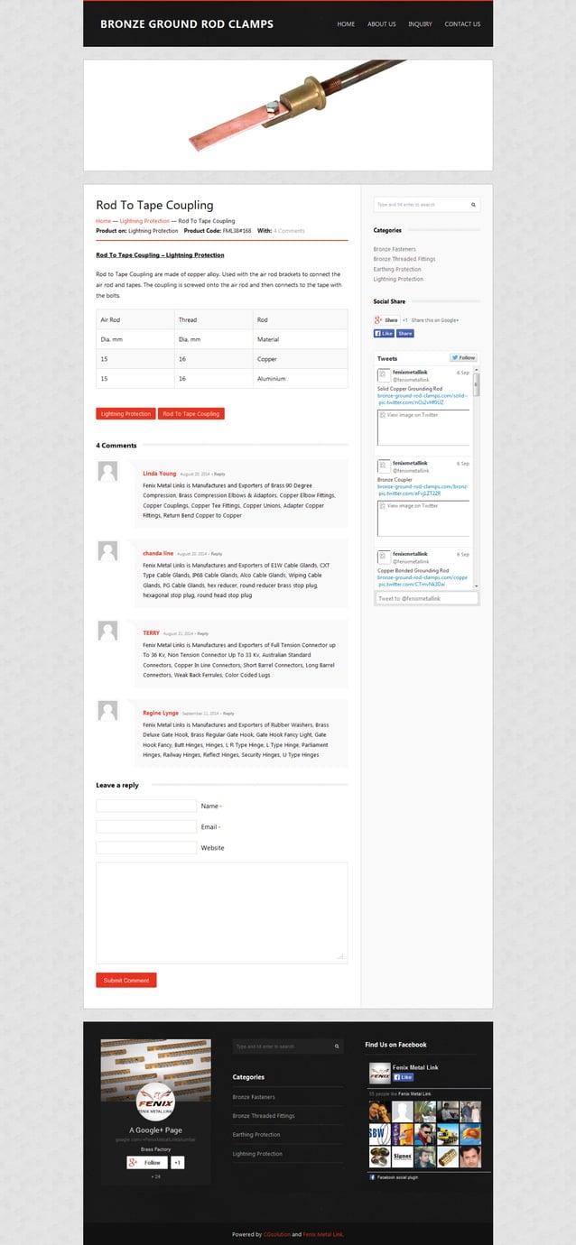 Rod to tape coupling lightning protection | PDF