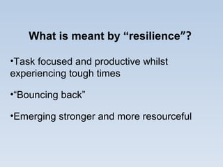 Rod Warner - Resilience | PPT