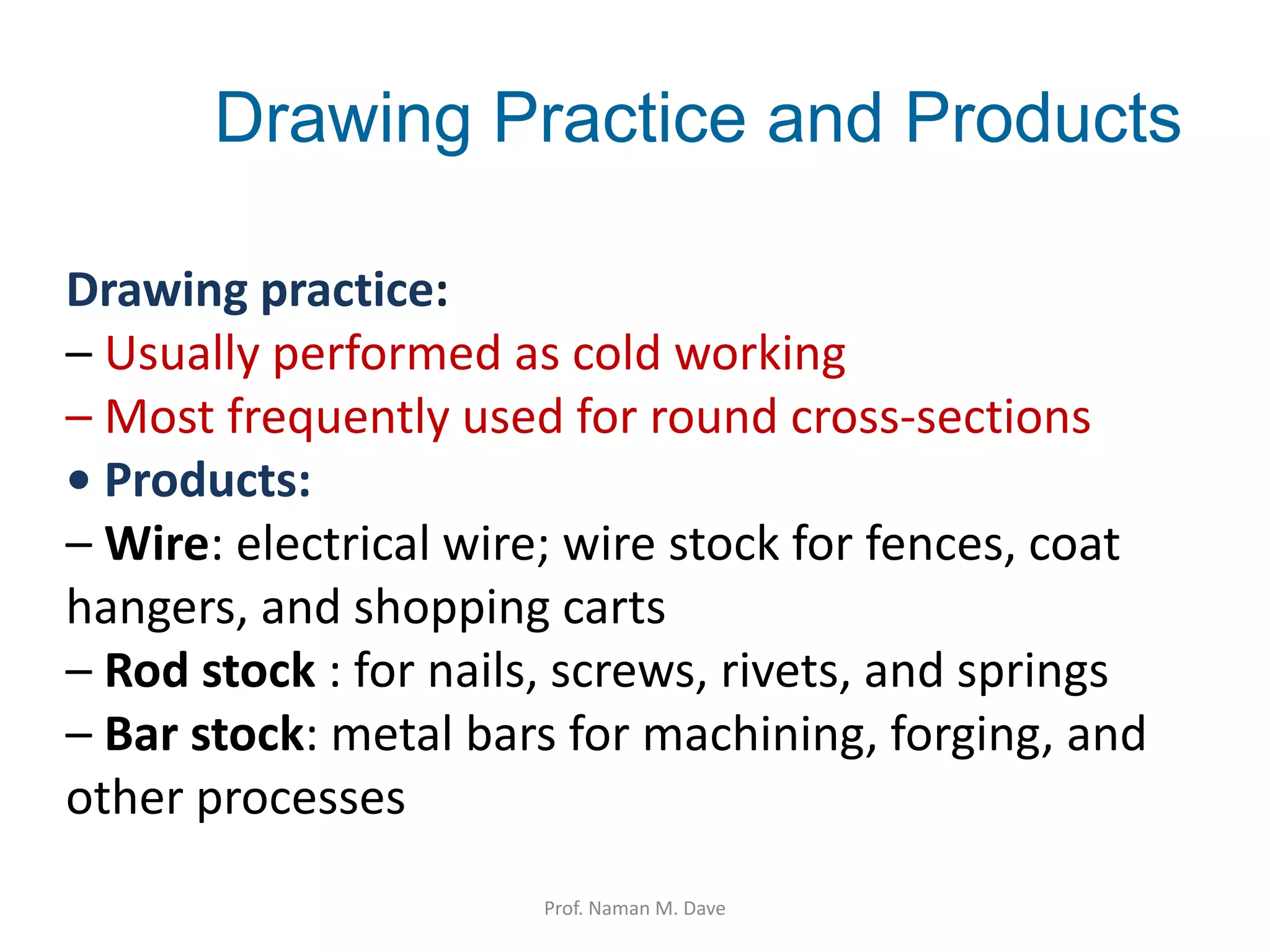 Rod, wire and tube drawing | PDF