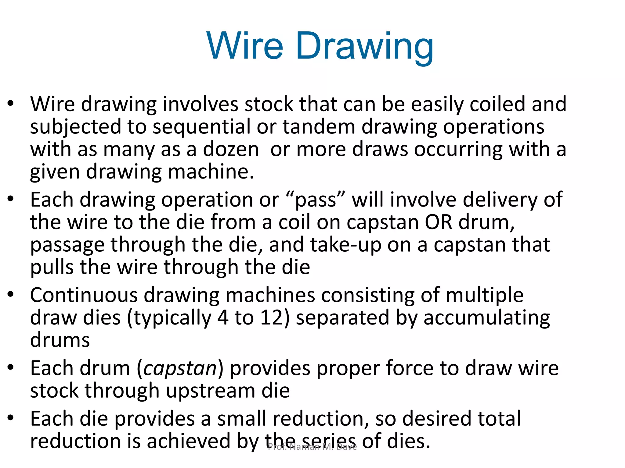 Rod, wire and tube drawing | PDF